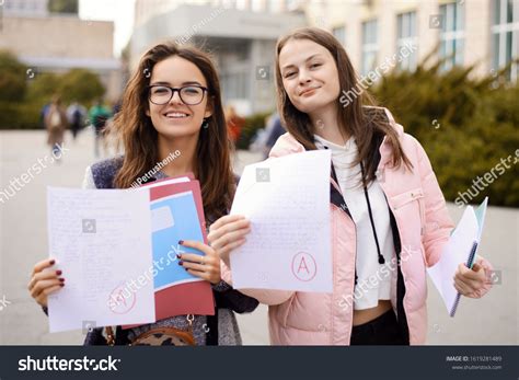 Grade Test Results Female Babes Showing Stock Photo Shutterstock