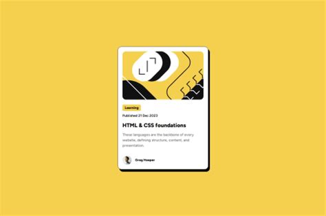 Frontend Mentor Blog Preview Card Solution Html Css Javascript Coding Challenge Solution