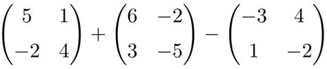 Adding And Subtracting Matrices Rules Examples And Properties