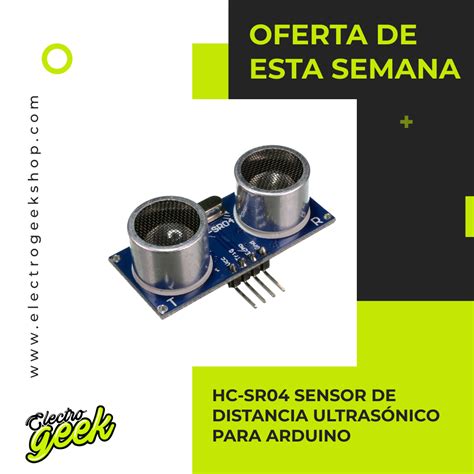 Electrogeek Hc Sr04 Sensor De Distancia Ultrasónico Para Facebook