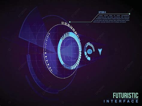 Hud Ui For Business App Display Scree Digital Vector Display Scree