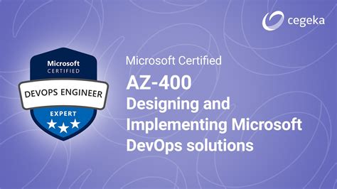 Corso Az 400 Designing And Implementing Microsoft Devops Solutions Cegeka Education