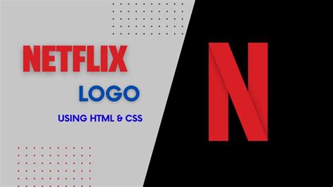Netflix Logo Using Html And Css Netflix Logo Youtube