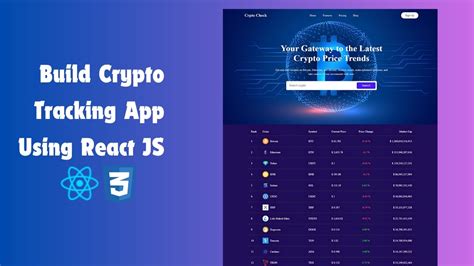 Build A Real Time Crypto Tracker With React And Coin Gecko Api Track Prices And Market Trends