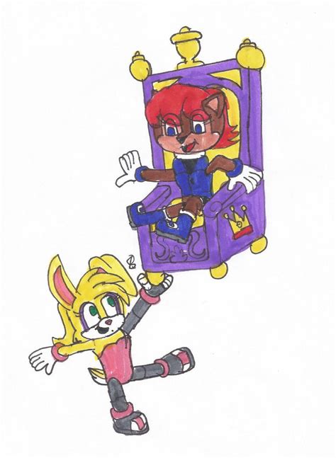 Bunnie Lifting The Throne By Spaton37 On Deviantart