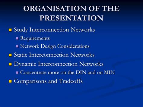 ppt interconnection networks powerpoint presentation free download