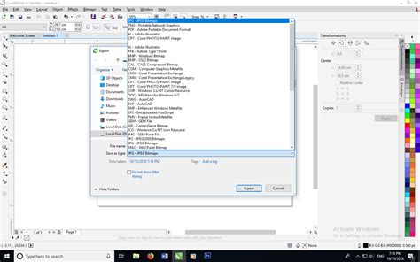 Cara Meng Export File Dari Corel Draw Photoshop Dan AI Menjadi Format Sekolah Desain