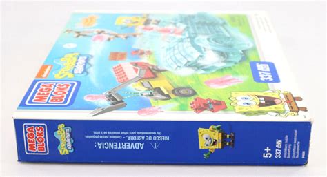Mega Bloks Spongebob Squarepants Invisible Boatmobile Rescue 94620u New