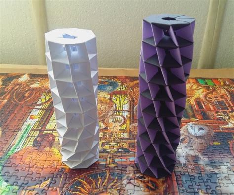 Origami Twisted Tower Instructions Star Twist Tessellation V2 1 Crease