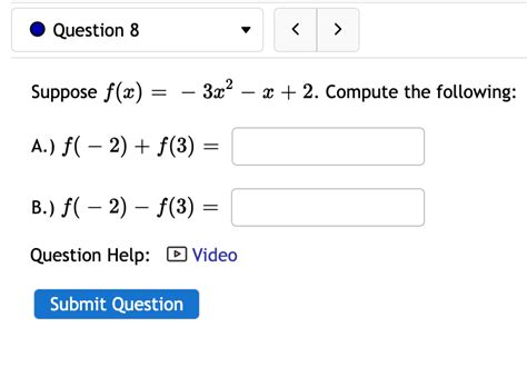 Solved Given The Function F X X Evaluate And Simplify Chegg Com