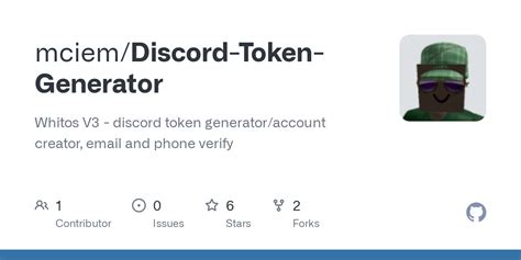GitHub Mciem Discord Token Generator Whitos V Discord Token Generator Account Creator