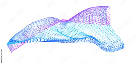 Network Lines Net Wave Information Flow Scientific Paradigm Solutions Future Forward Vision