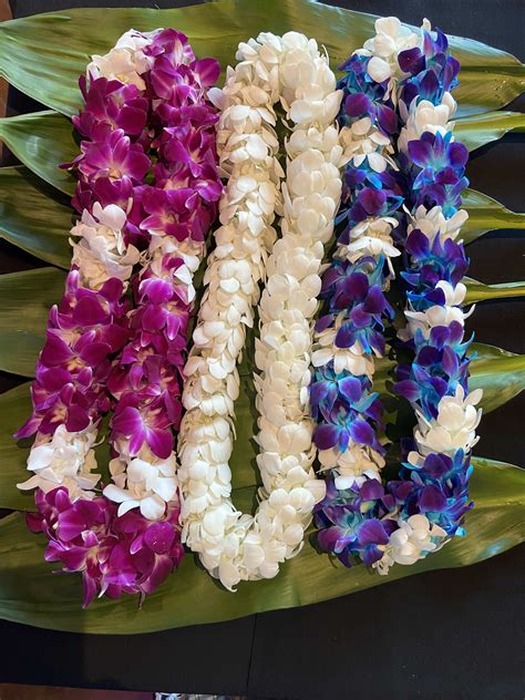 Celebrate With A Jorys Double Hawaiian Lei 3 Day Lead Time In