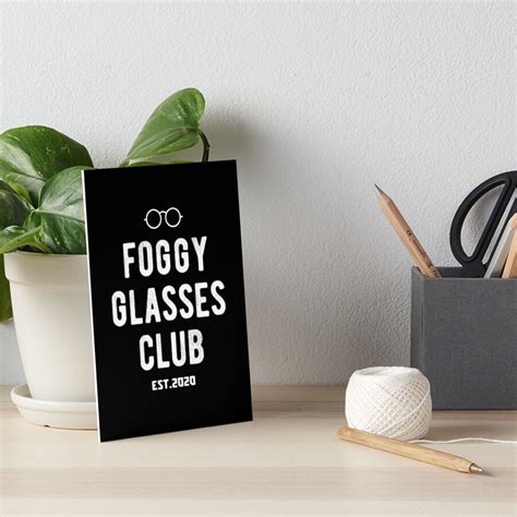 Foggy Glasses Club Est 2020 White Funny Vintage Cool Sunglasses Meme