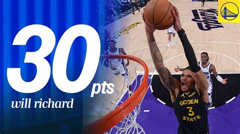 Highlights Will Richard Scores 30 Points In First Career Start 11525 Golden State Warriors