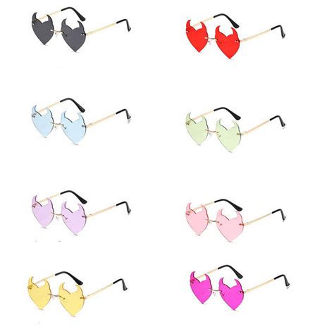 Badu Bg Забавни слънчеви очила с неправилна форма на гъба за жени мъже мода парти за рожден