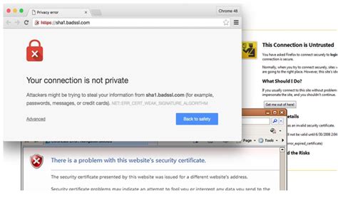 Stuck With Internet Explorer Ie Security Certificate Error