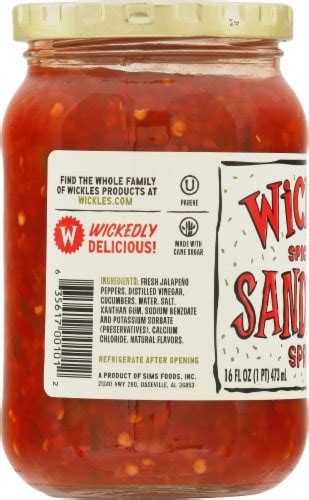 Wickles™ Spicy Red Sandwich Spread 16 Fl Oz Harris Teeter