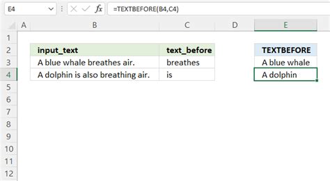 How To Use The Textbefore Function