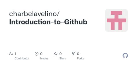 Github Charbelavelinointroduction To Github