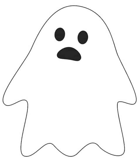 Free Printable Ghost Templates Content Calendar Template