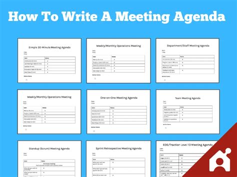 How To Write A Meeting Agenda In 7 Steps Buildremote