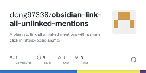 github dong97338 obsidian link all unlinked mentions a plugin to