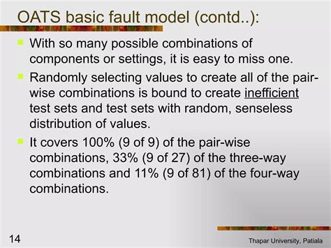 Orthogonal Array Testing Ppt