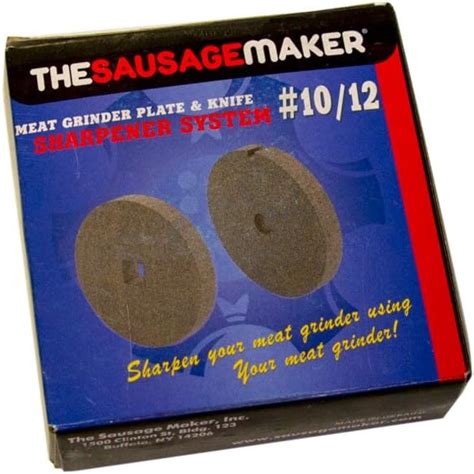 The Sausage Maker Meat Grinder Knife And Plate Sharpening System Coarse Grind 10