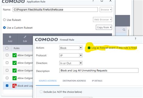 Which Is The Most Secure Restrictive Firewall Config For Firefox Browser Firewall Help Cis
