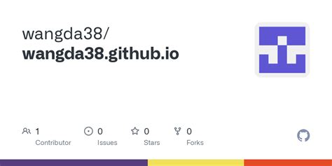 GitHub Wangda38 Wangda38 Github Io