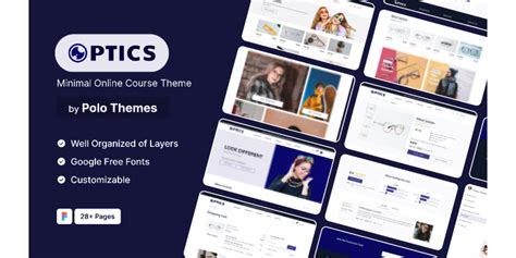 Optics E Commerce Theme And Web App Ui Kit Figma