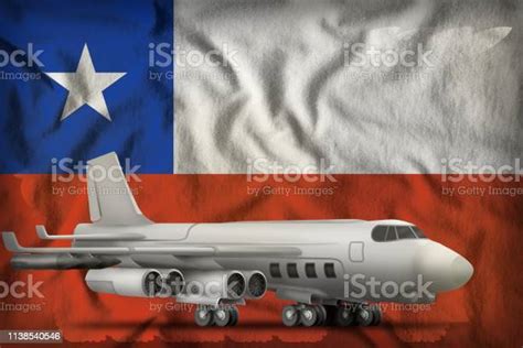 칠레 국가 국기 배경에 폭격기 3d 일러스트레이션 군용 항공기에 대한 스톡 사진 및 기타 이미지 군용 항공기 기 날기