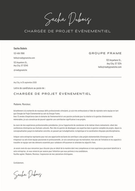Sample Cover Letter Exemple De Lettre De Procuration Sample Cover