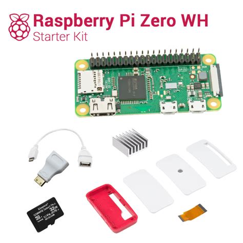 RASPBERRY PI ZERO WH STARTER KIT GB