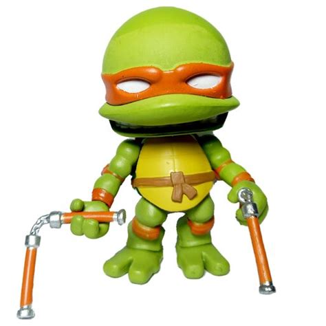 خرید و قیمت اکشن فیگور لاک پشت های نینجا کله حبابی مدل مایکل آنجلو با سلاح از غرفه ایگور