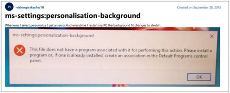 Ms Settings Personalization Background Error In Windows 11 [fixed]