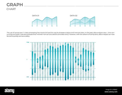 Analysis Business Data Charts Vector Data Illustration Stock Vector
