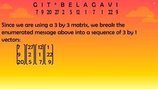 Applications Of Linear Algebra PPTX