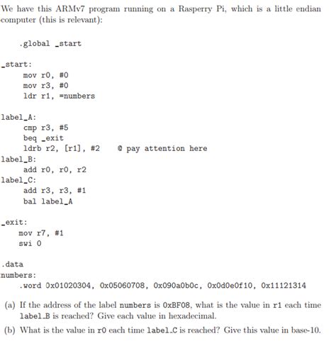 solved we have this armv7 program running on a rasperry pi