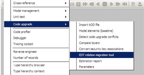 Sharing The Knowledge Edt Relation Migration Tool Ax 2012
