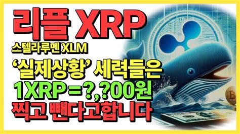 리플 스텔라루멘🔥실제상황🔥세력들은 여기 까지 찍고 뺀다고합니다🔥1xrp00원🔥리플 리플전망 밈코인 밈코인추천 스텔라루멘 스텔라루멘전망 Youtube