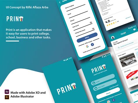 Ui Concept Print Mobile App On Behance