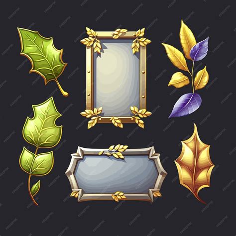 Premium Vector Rank Frames Ui Game Borders Evolution Frames For Rpg