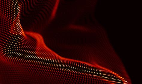 추상 붉은 기하학적 배경 연결 구조입니다 과학 배경입니다 미래 기술 Hud 요소입니다 Onnecting 점 들과 라인 큰 데이터 시각화 및 비즈니스 0명에 대한 스톡 벡터