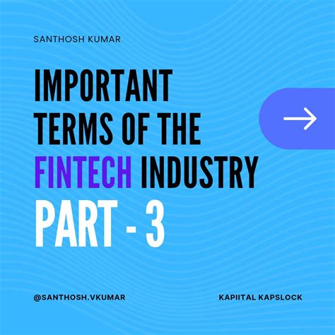 Santhosh Kumar On Linkedin Fintech Innovation Financerevolution