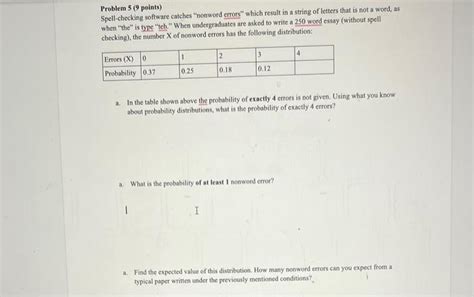 Solved Problem 5 9 Points Spell Checking Software Catches