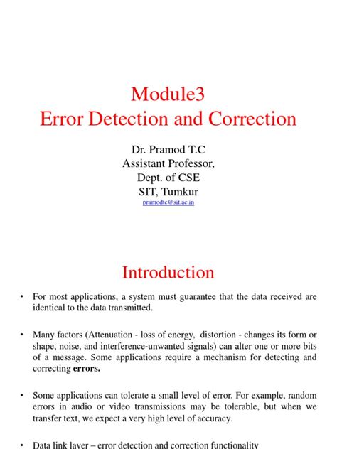 dc module3 error detection pdf error detection and correction low density parity check code