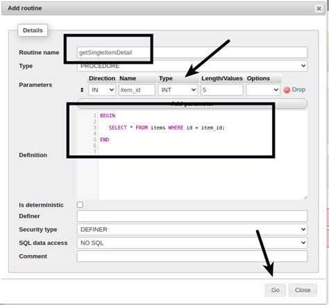 php mysqli how to call stored procedure tutorial