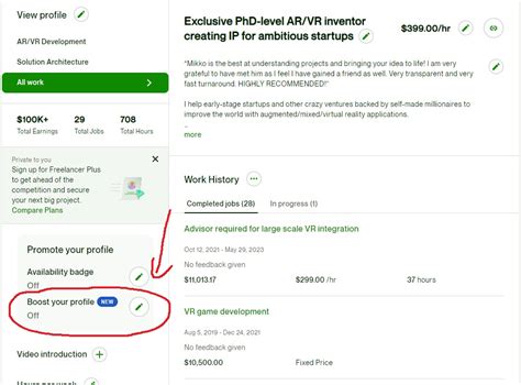 does upwork profile boost help tested for 2 weeks straight